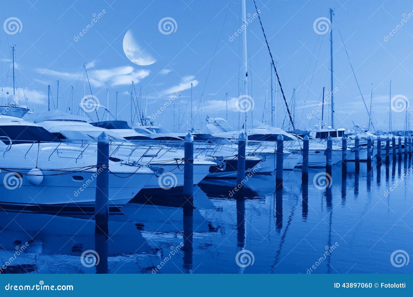 Boat in the port stock photo. Image of dock, luxury, nautical - 43897060