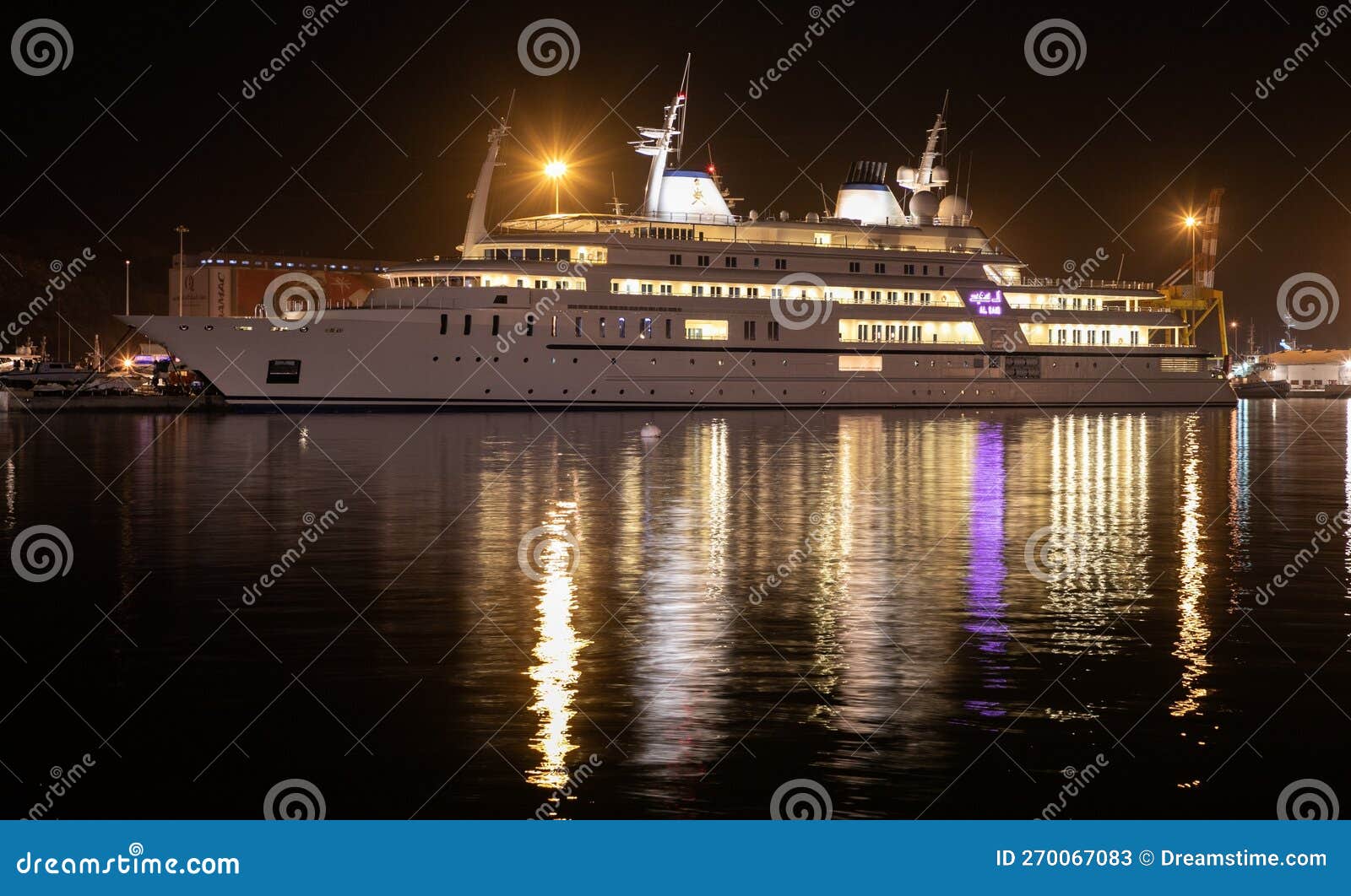Boat in the Port of Muscat, Oman Editorial Stock Photo - Image of coast ...