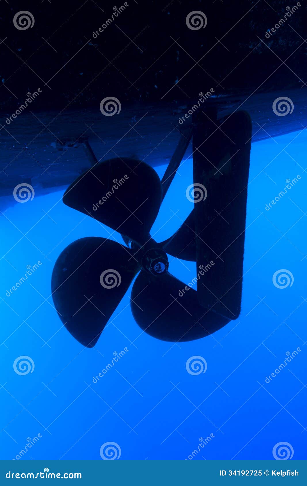 Boat propeller stock image. Image of underwater, shaft - 34192725