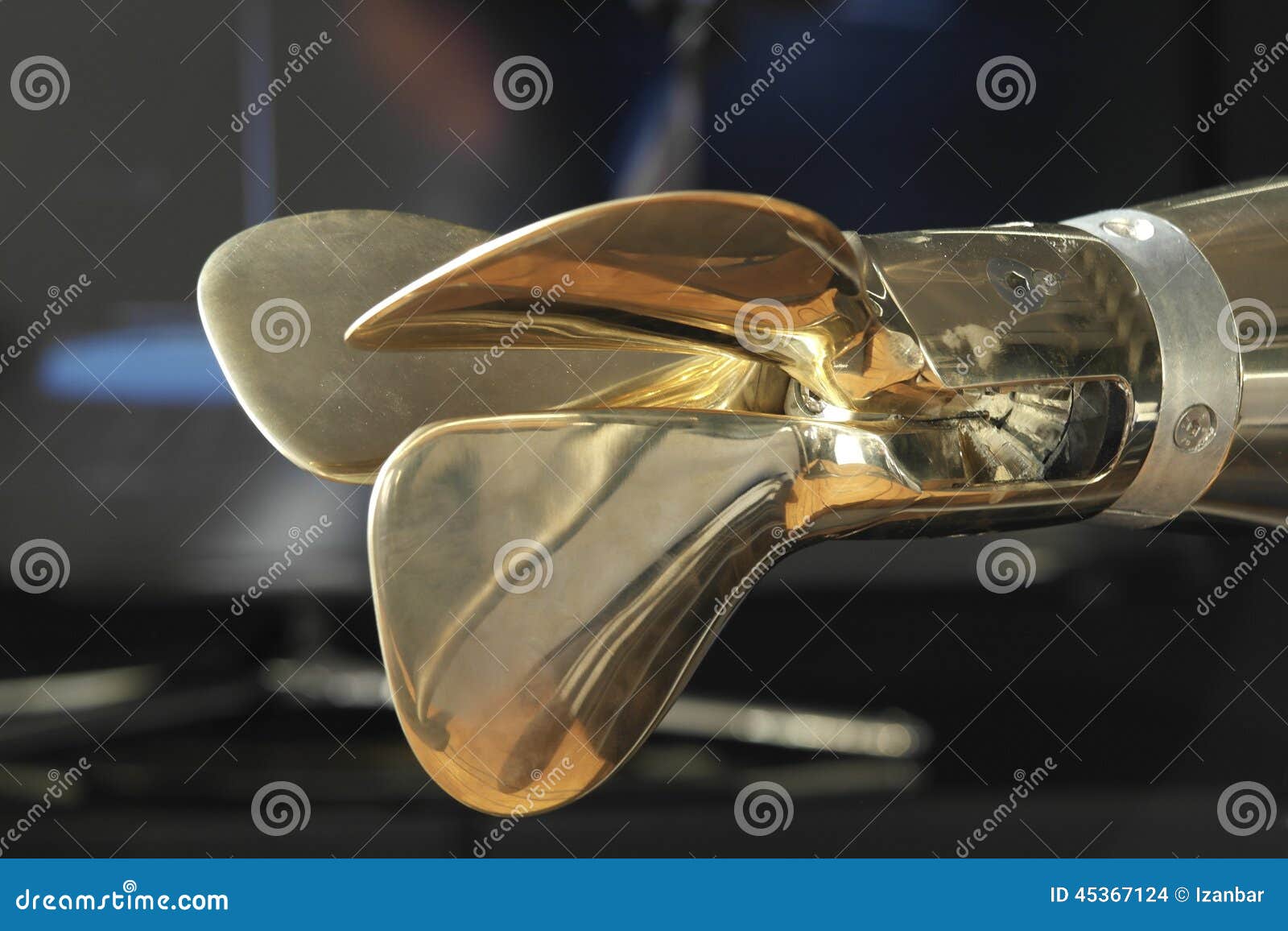 Boat propeller stock photo. Image of propellers, closeup - 45367124
