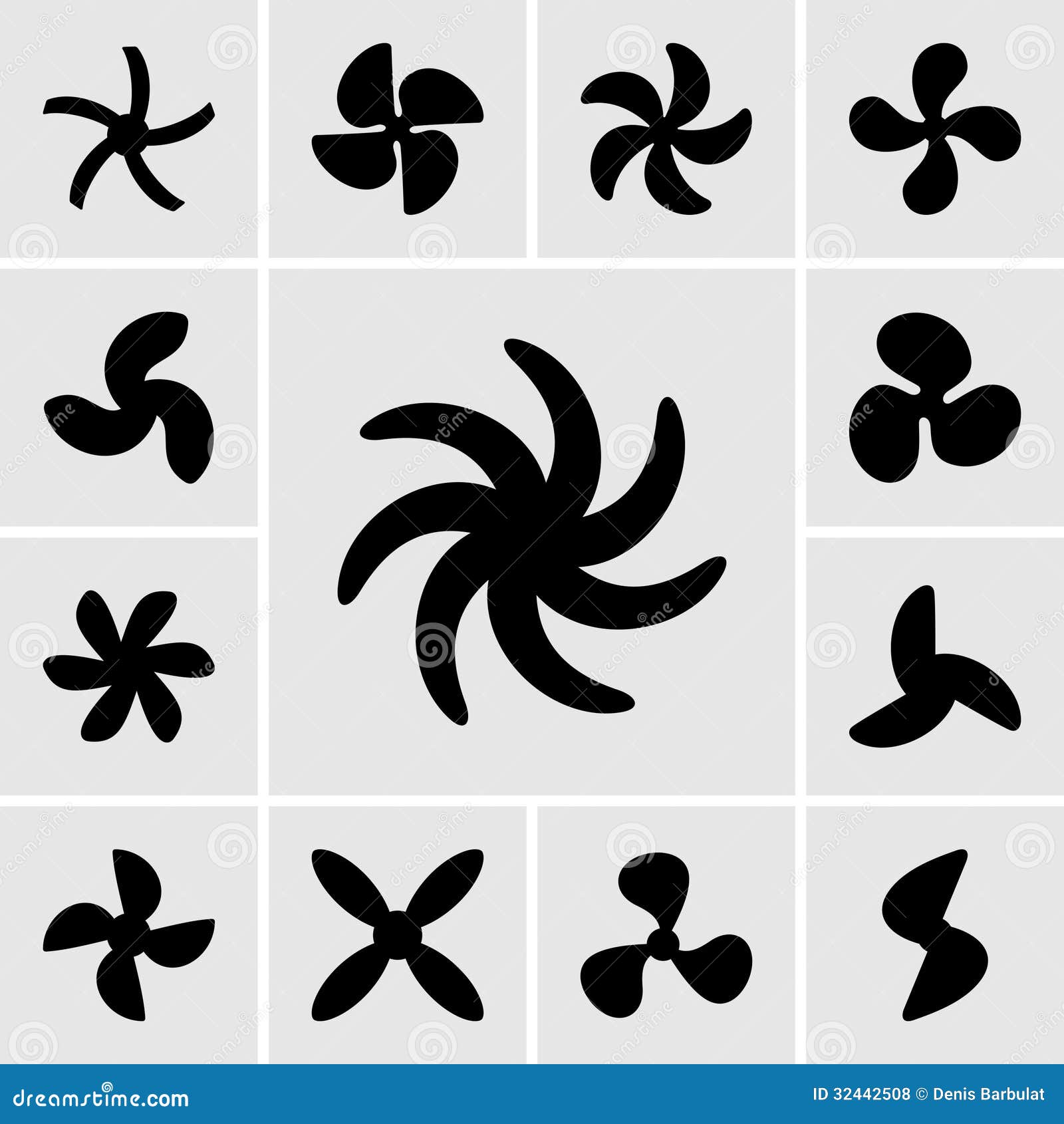 Boat propellers stock vector. Illustration of boat, pictogram - 32442508