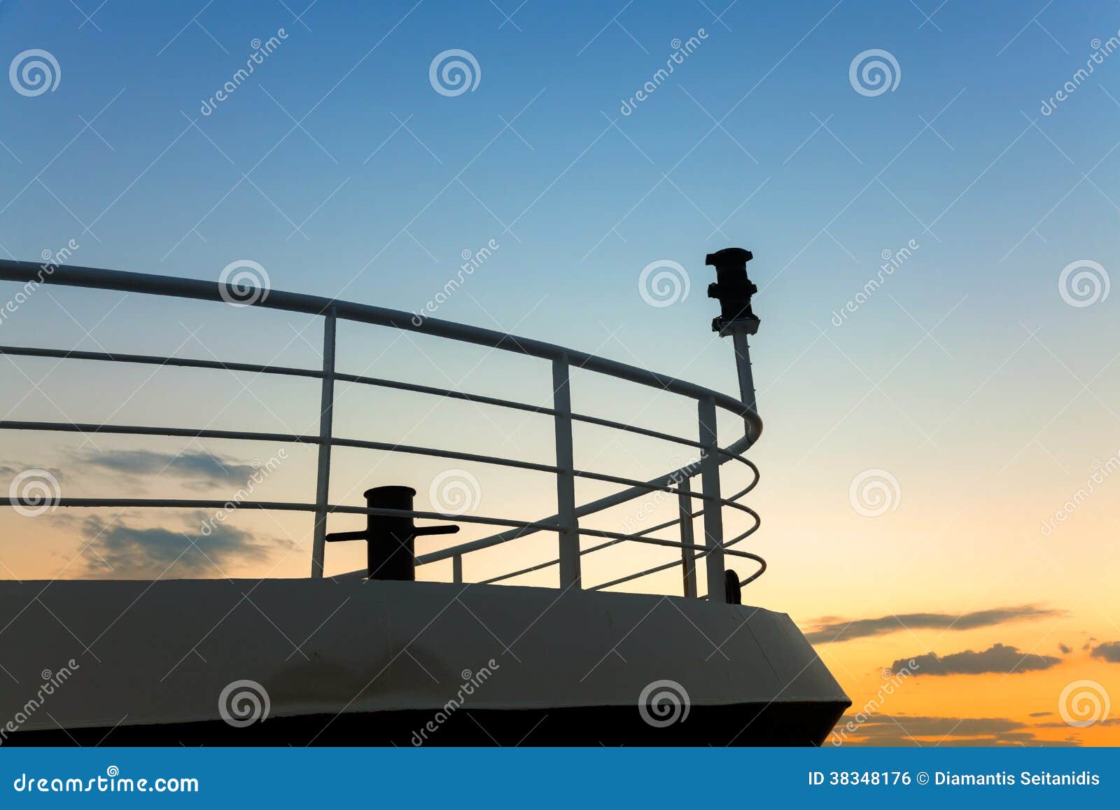 Boat prow close up stock photo. Image of deck, orange - 38348176