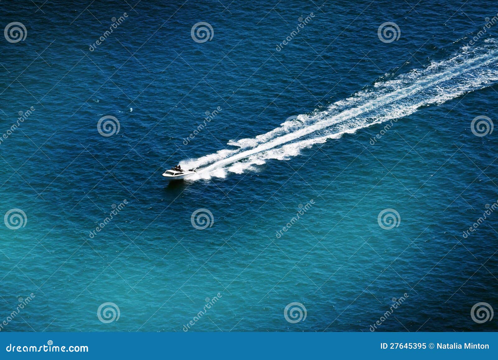 Boat racing in the sea stock image. Image of racing, aerial - 27645395