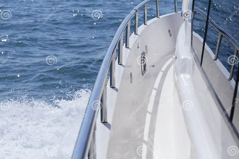 Boat Rail stock image. Image of rail, stainless, boat - 2470245