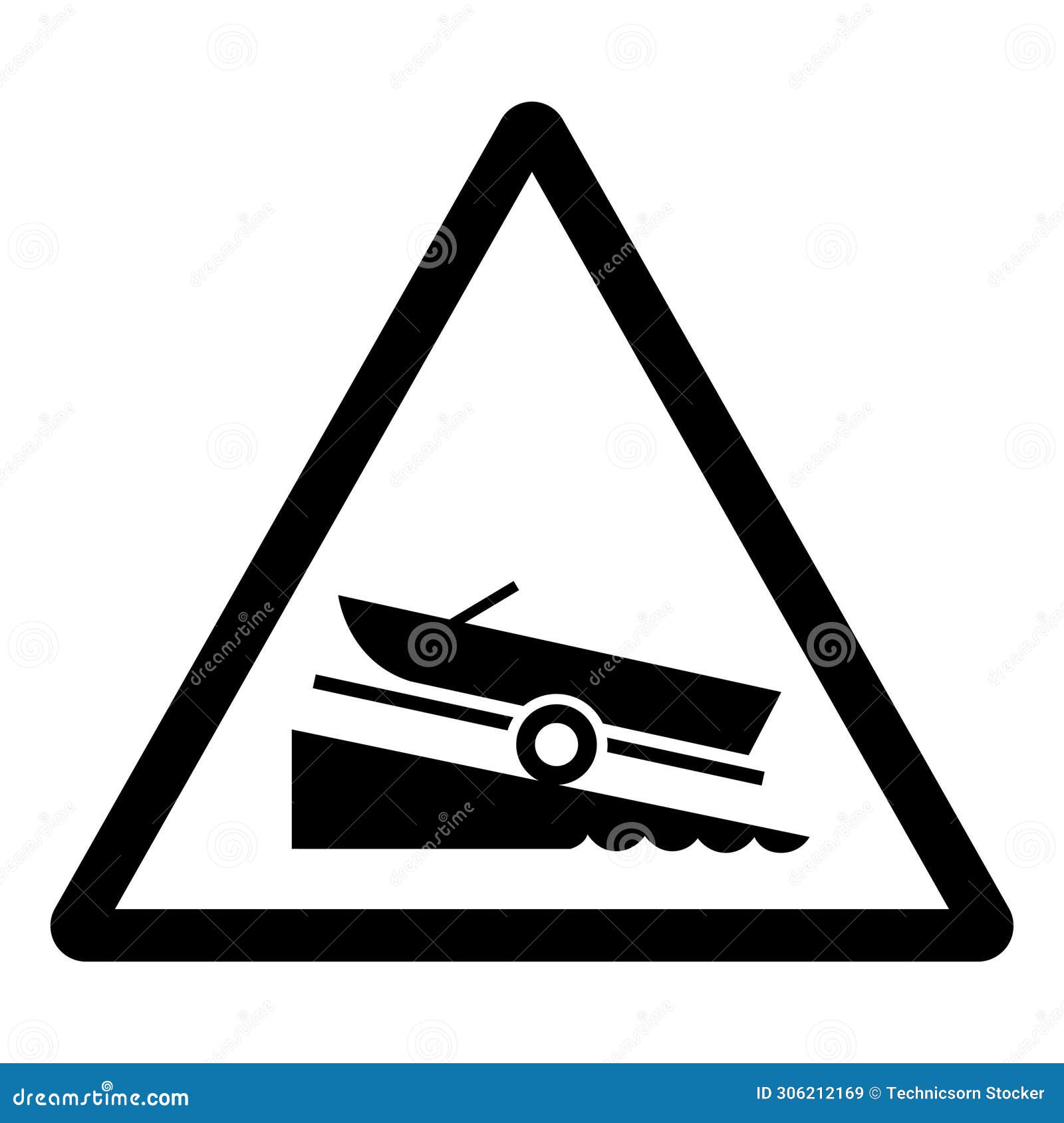 Ski Ramp Symbol Sign, Vector Illustration, Isolate On White Background ...