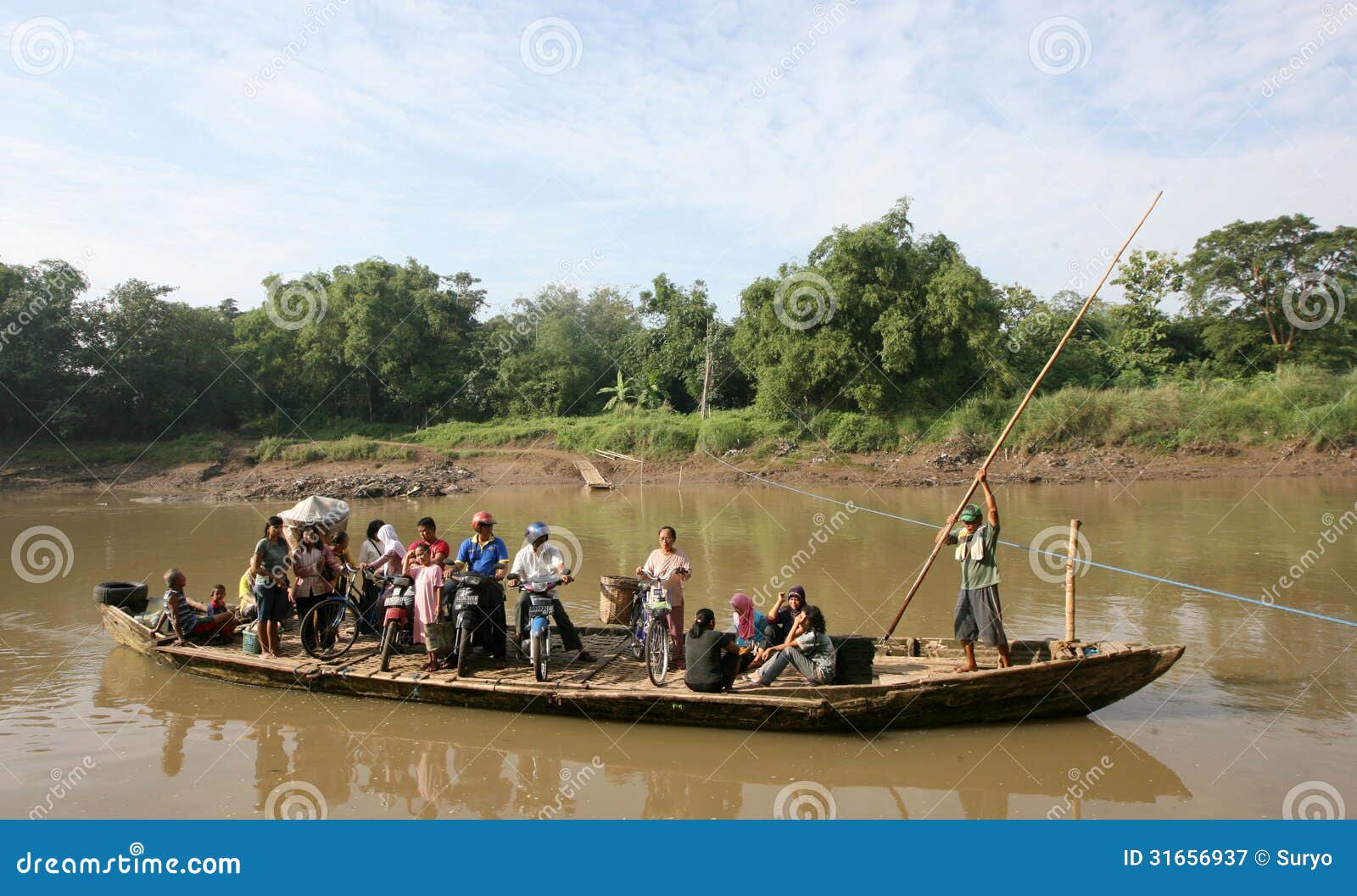 Boat editorial photography. Image of boat, java, waterway - 31656937