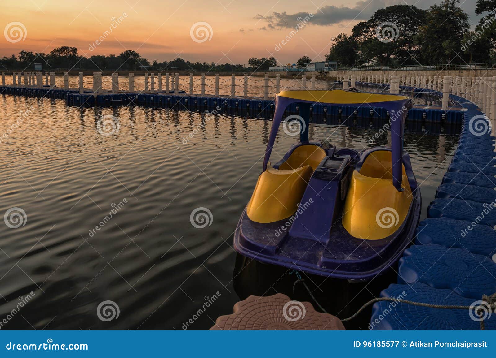 Boat ride in the park stock image. Image of bike, people - 96185577