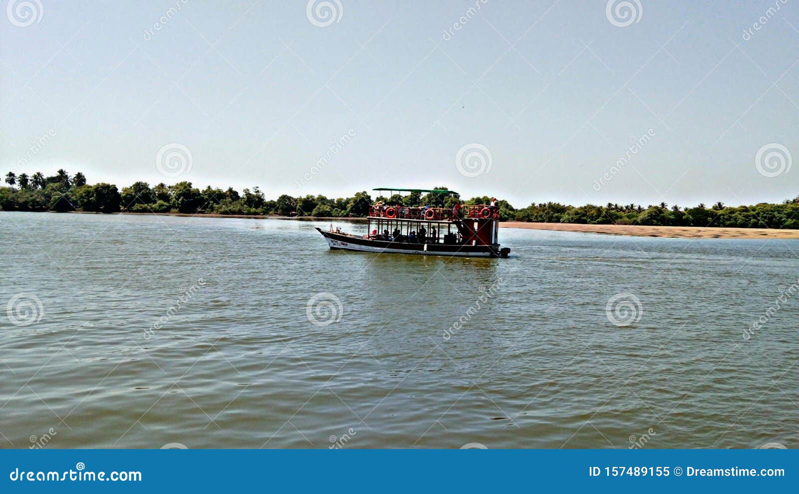 Boat Ride on a River in Goa Editorial Image - Image of beauty, boat ...