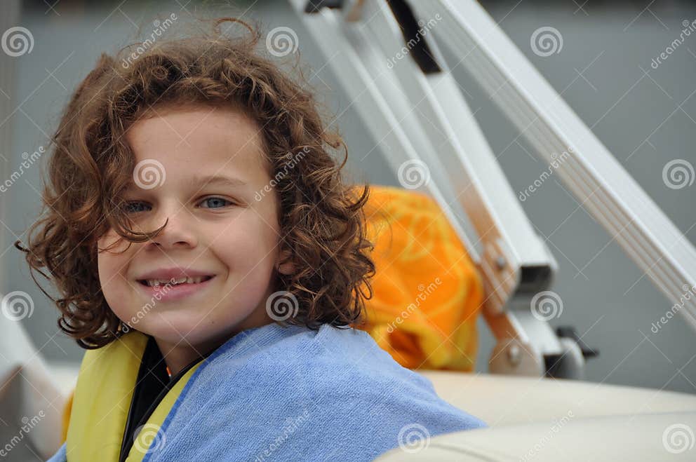 A boat ride and a smile stock photo. Image of cute, lake - 11821836