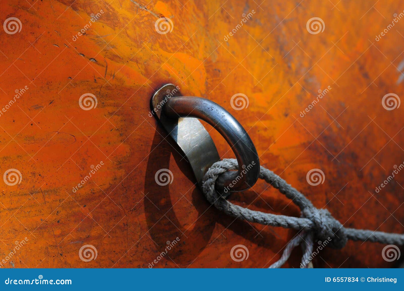Boat ring and rope detail stock photo. Image of ring, knot - 6557834