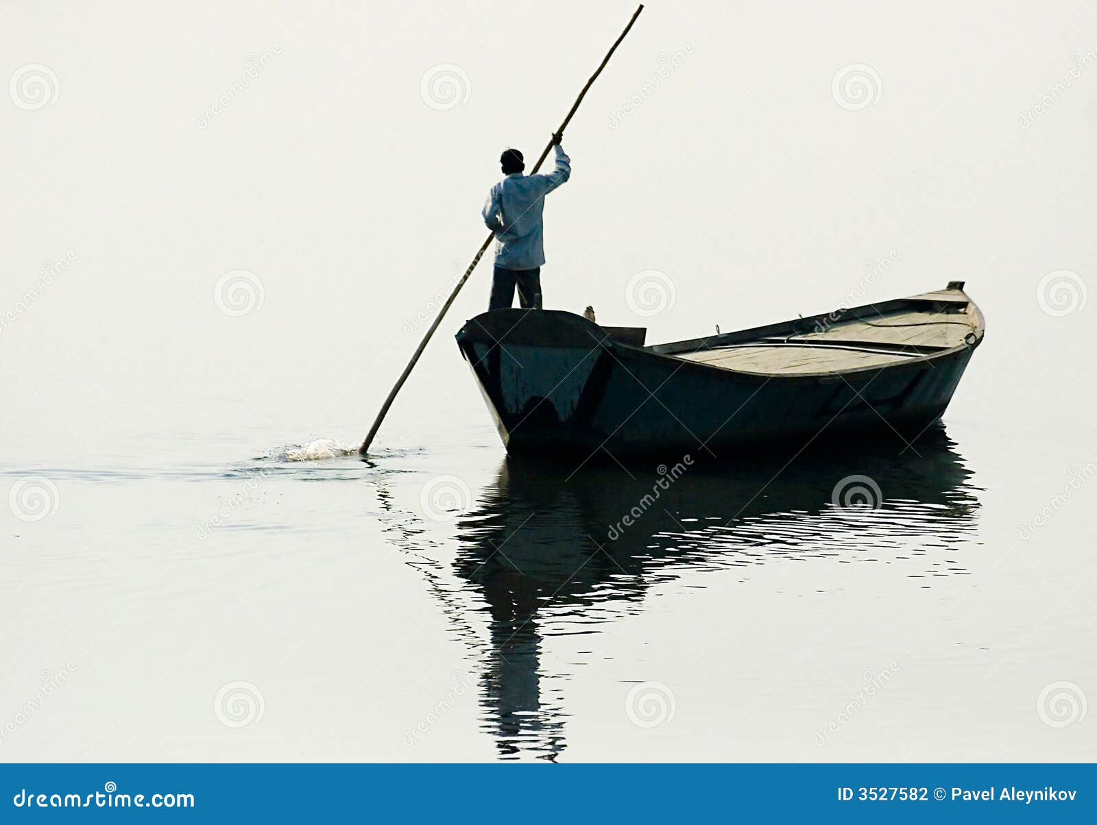 Boat in the river stock photo. Image of fishing, floating - 3527582