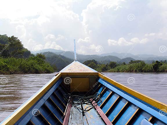Boat on river stock photo. Image of cruise, wide, waterway - 648238