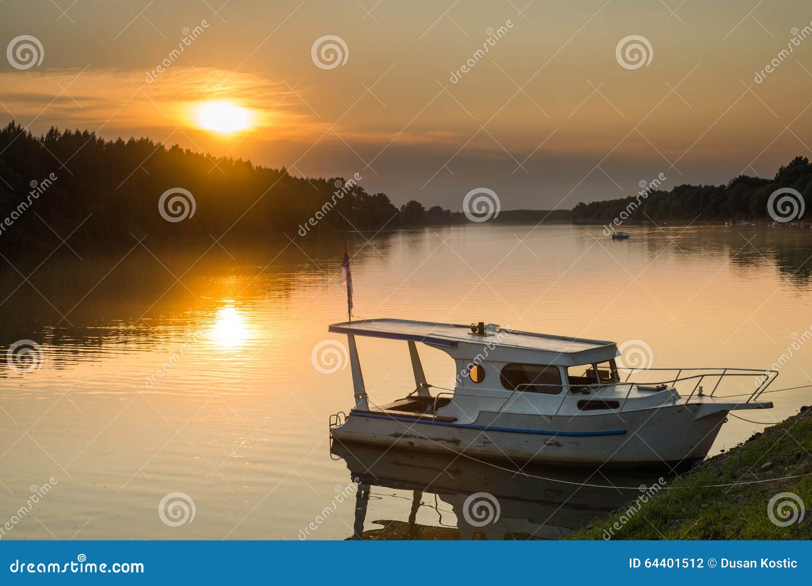 Boat on the river stock photo. Image of activity, urban - 64401512