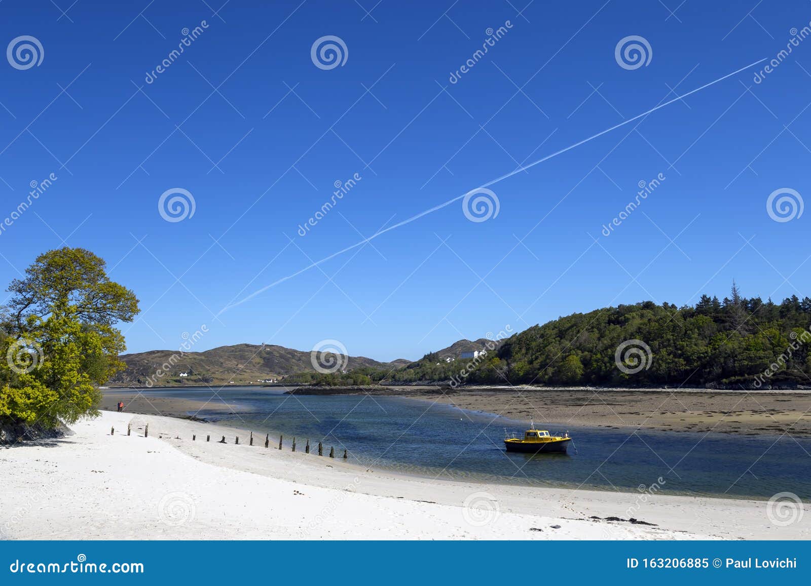 Boat in the River at Morar Beach Editorial Image - Image of beach ...