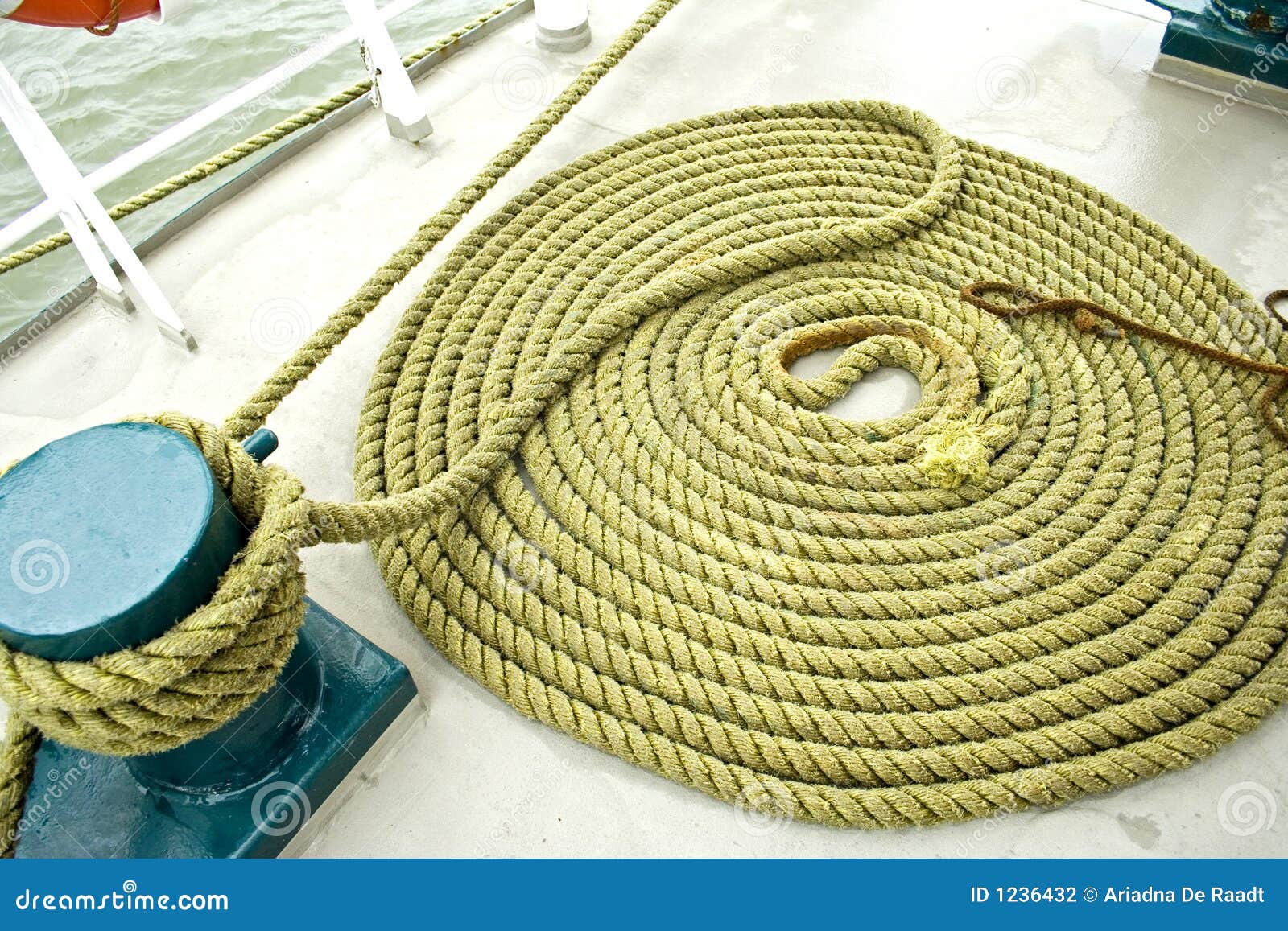 Boat rope stock photo. Image of marina, sailboat, cord - 1236432