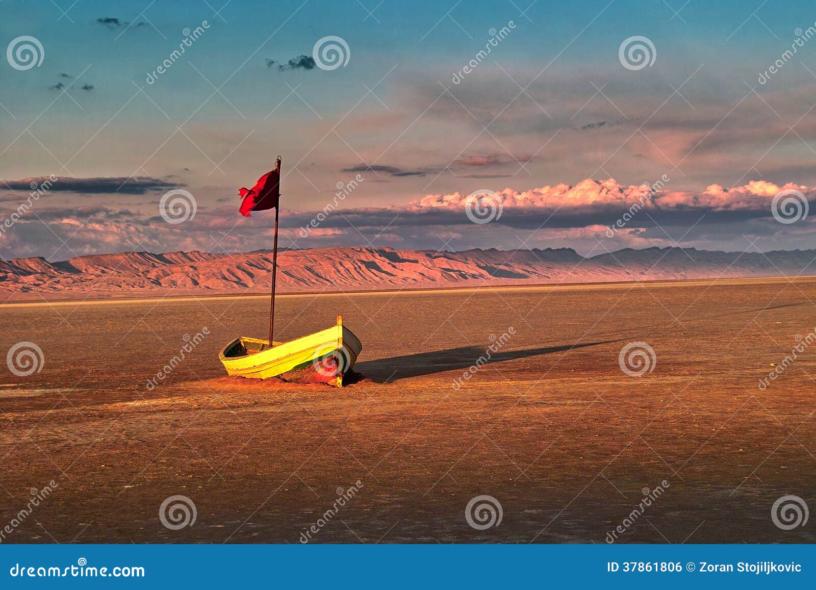 Boat in the Sahara stock photo. Image of sahara, salt - 37861806