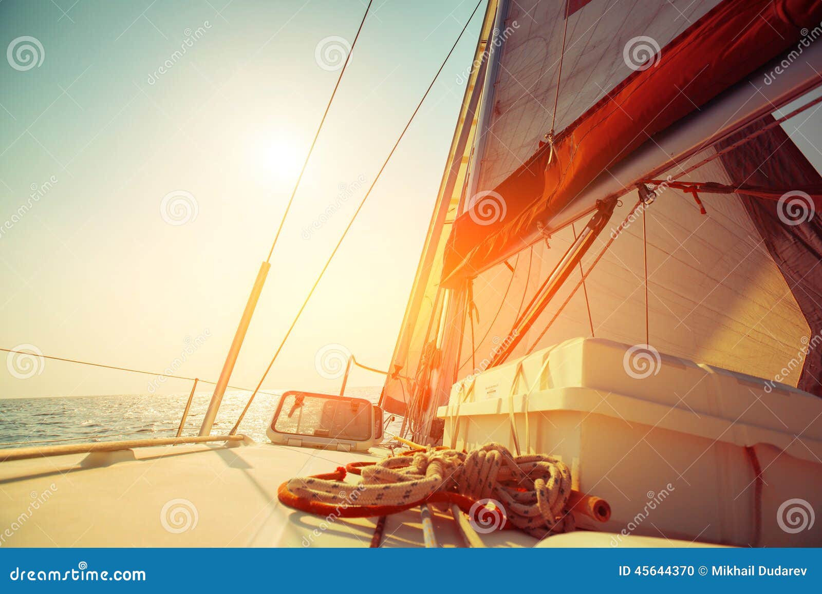 Boat stock photo. Image of sailing, lifestyle, deck, seascape - 45644370