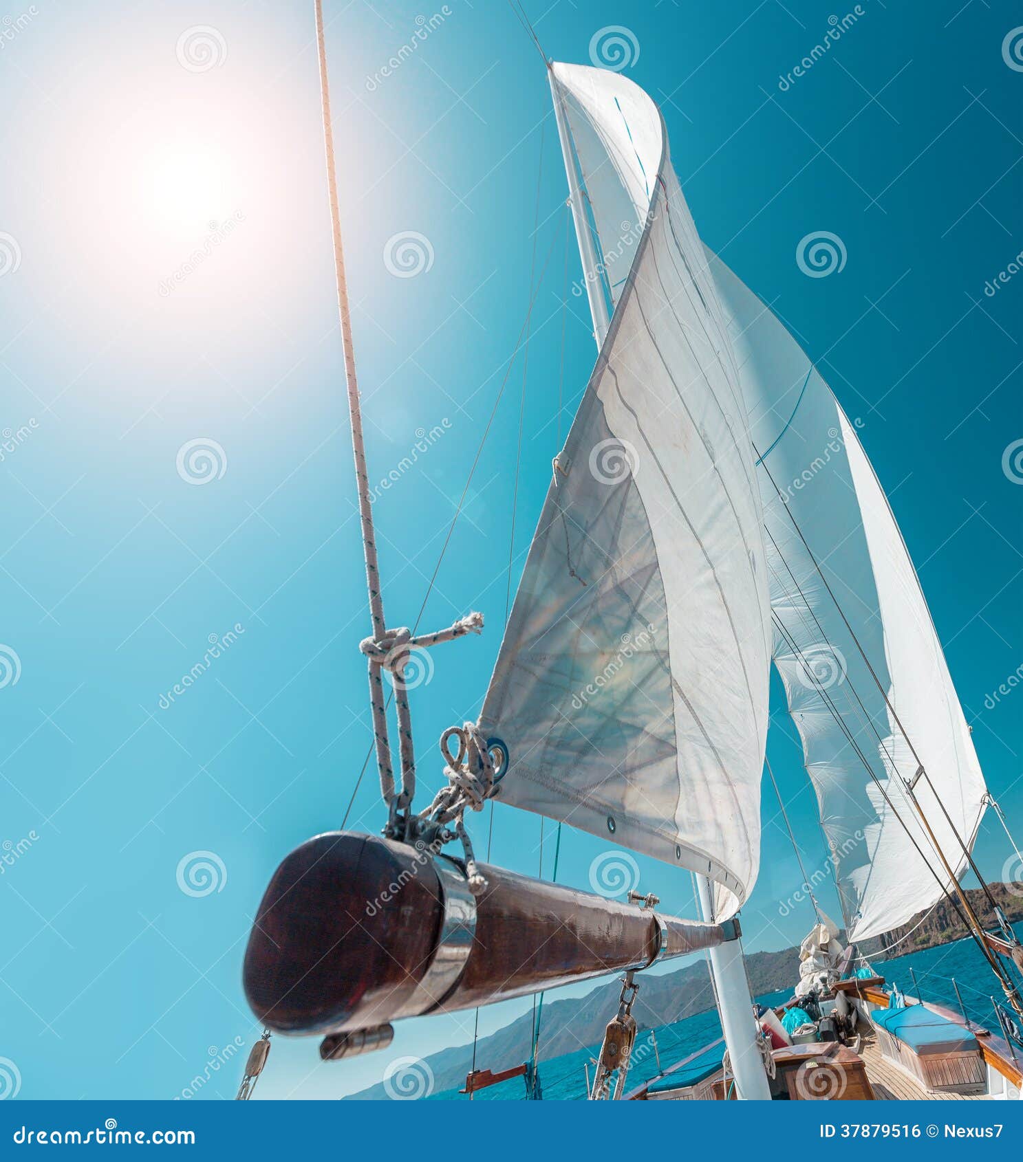 Boat Sailing stock photo. Image of sailboat, transport - 37879516