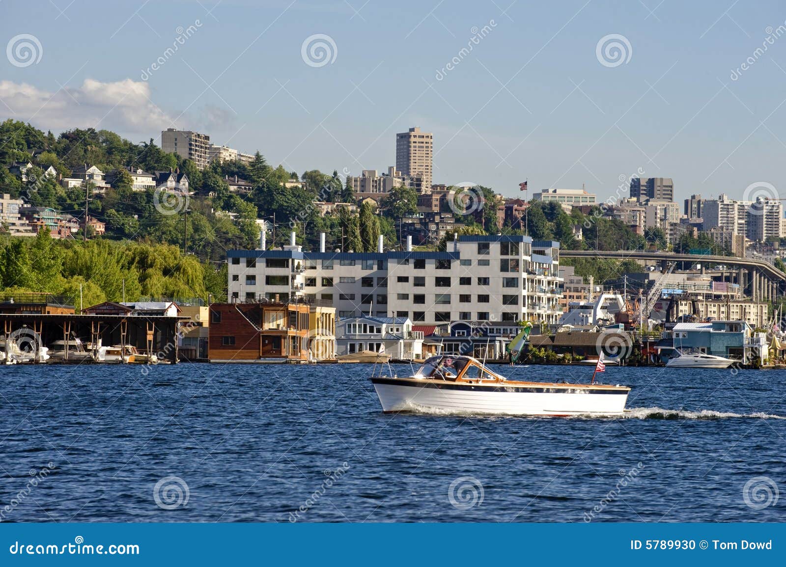 Boat in Seattle stock photo. Image of blue, travel, sailing - 5789930