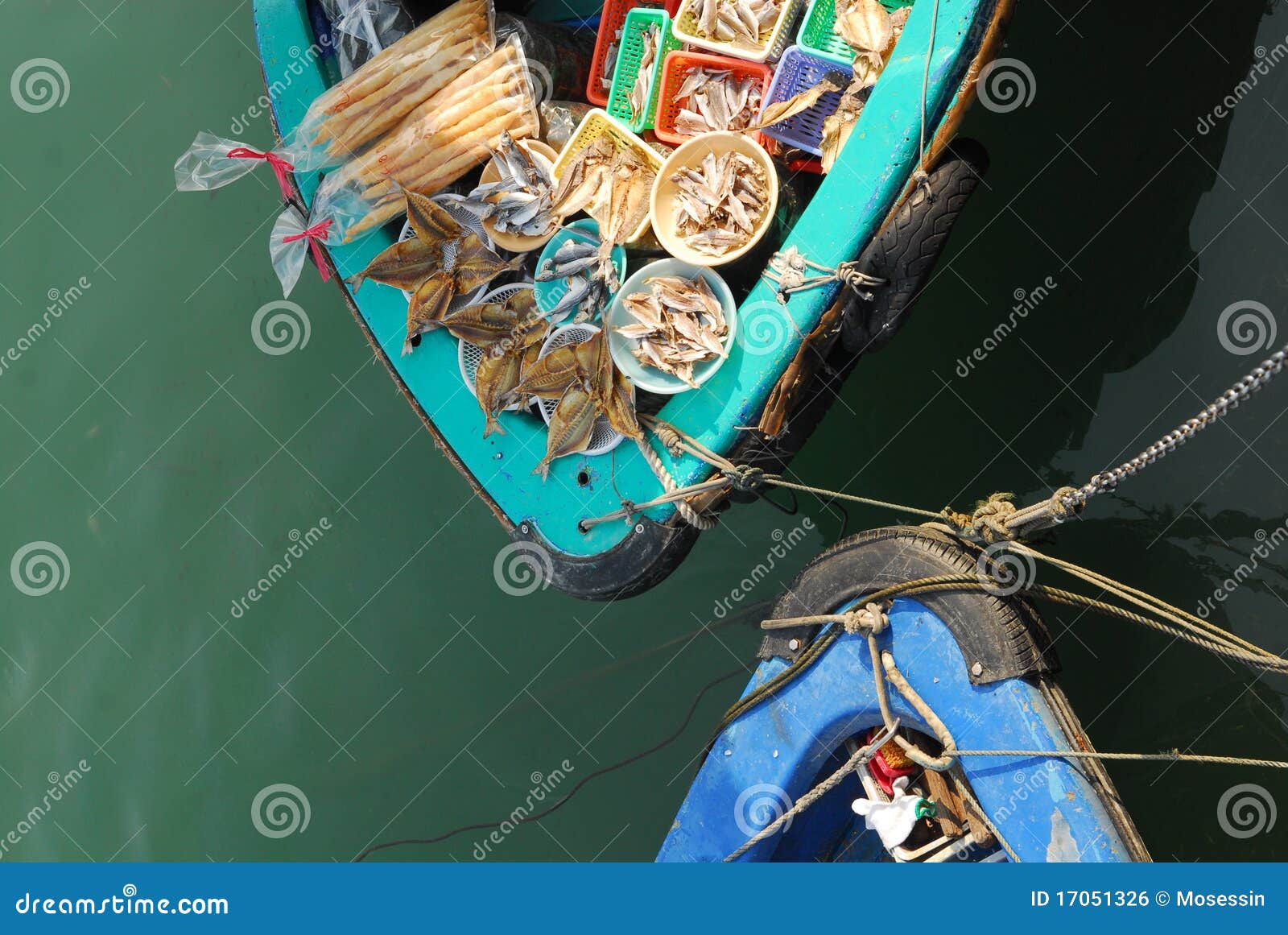 Boat selling stock photo. Image of seafood, kong, preserved - 17051326