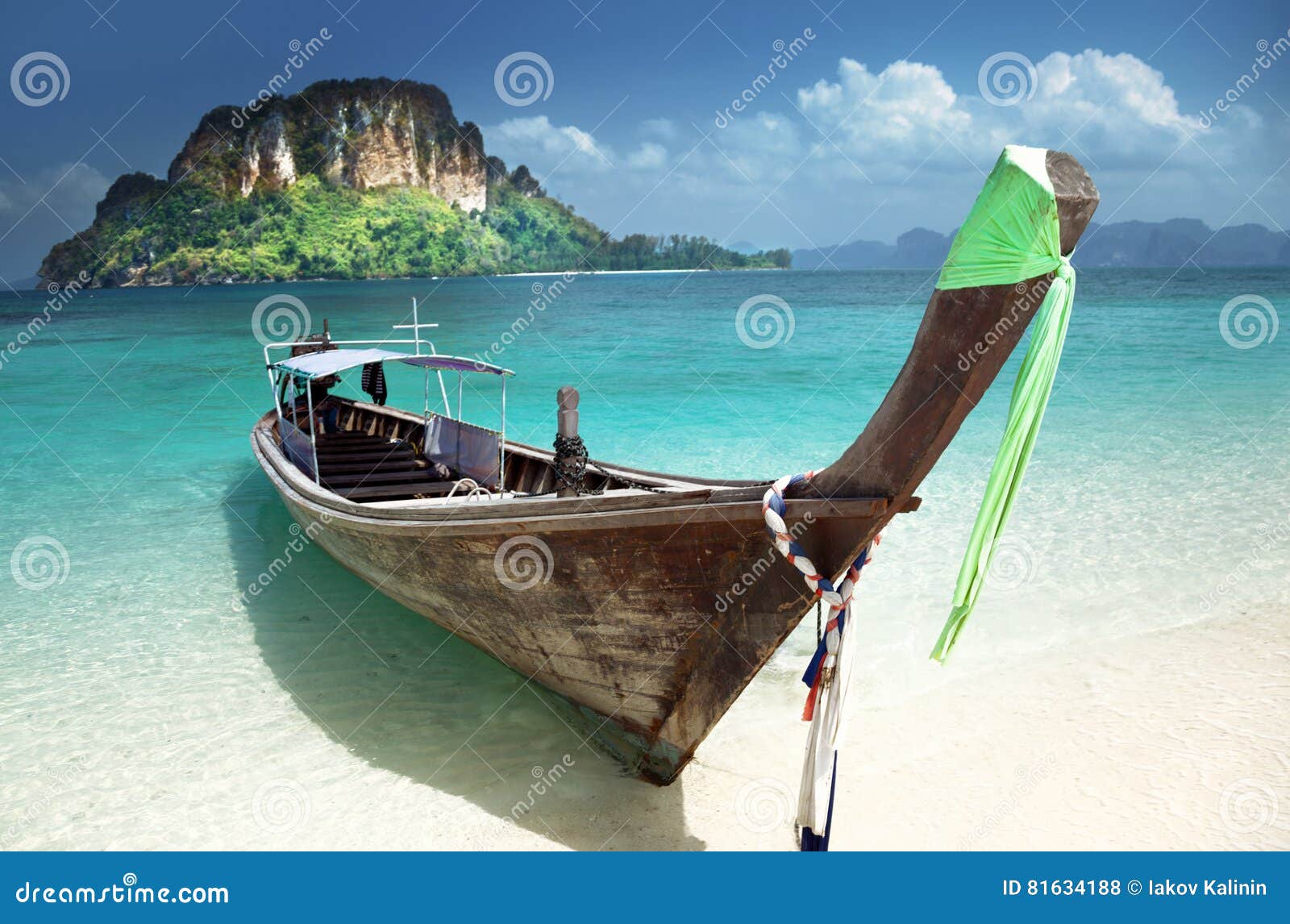 Small Island , Beach And Palm Trees - San Blas Islands, Panama Royalty ...