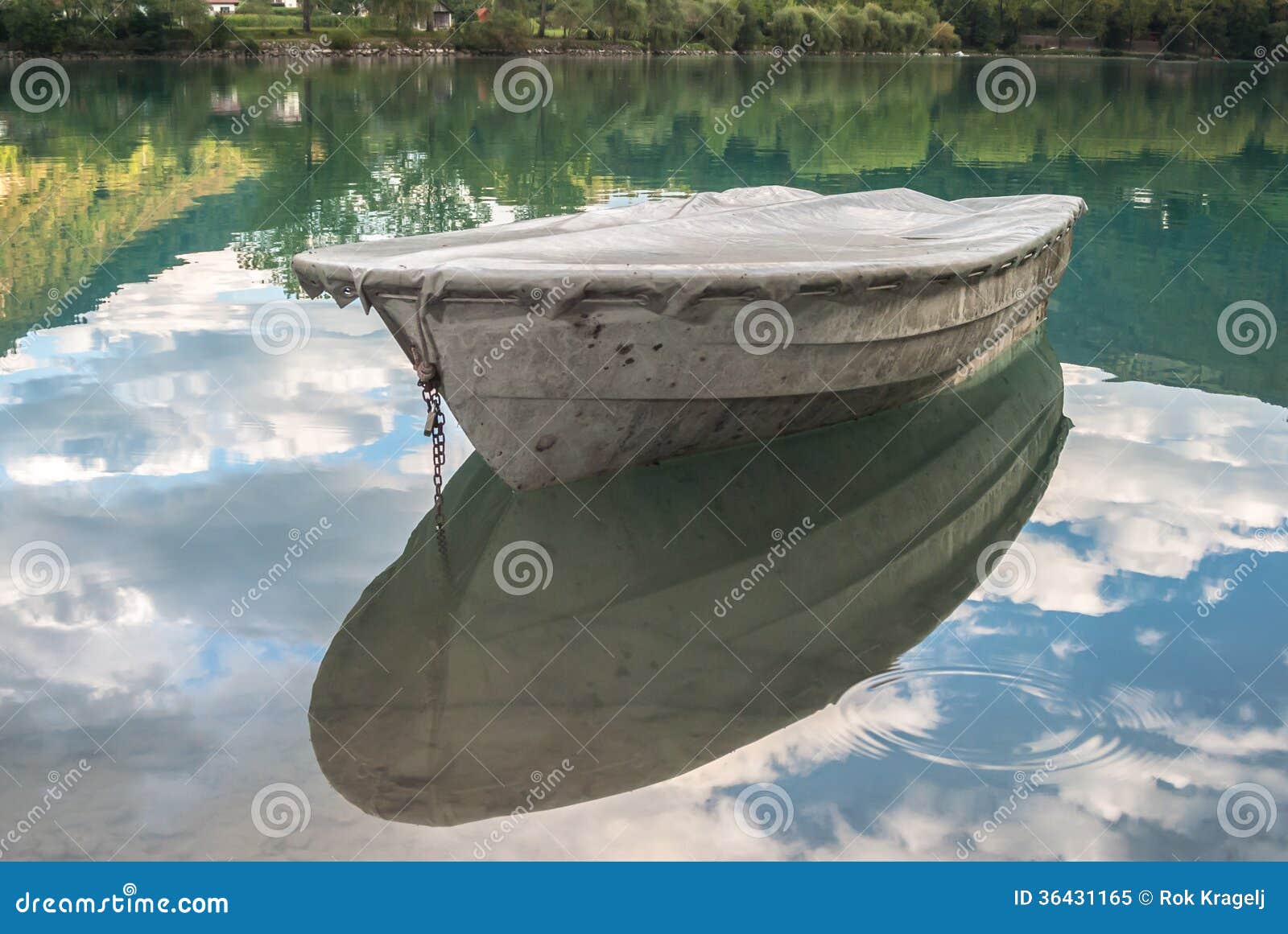 Boat on Soca stock image. Image of clouds, soca, nature - 36431165