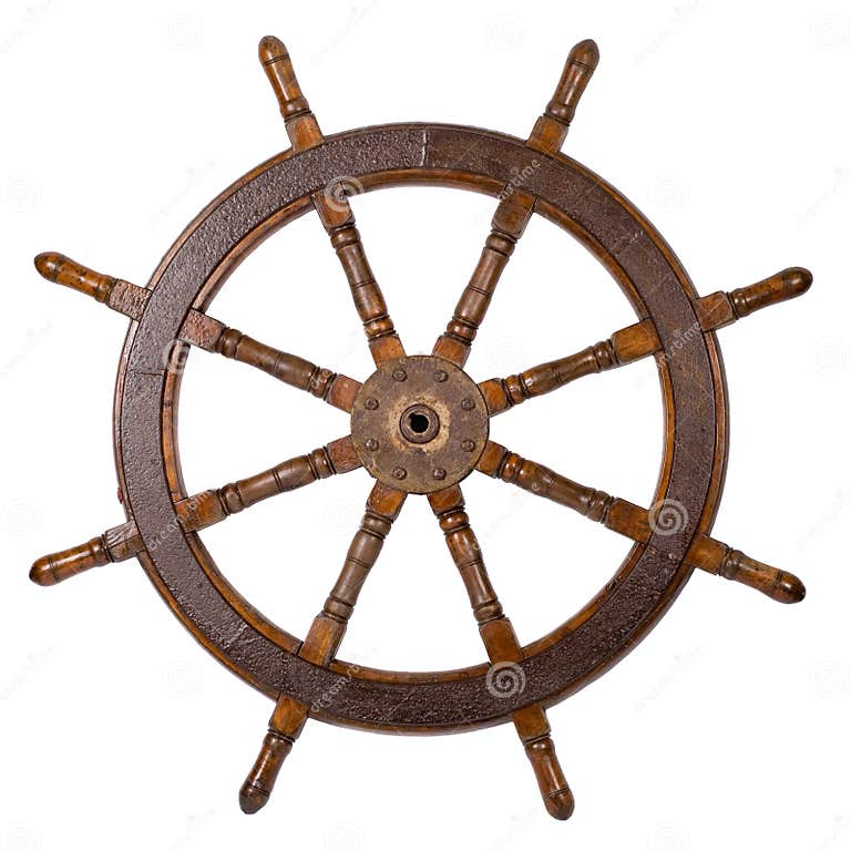 Boat steering wheel stock photo. Image of cursor, nautical - 17673140