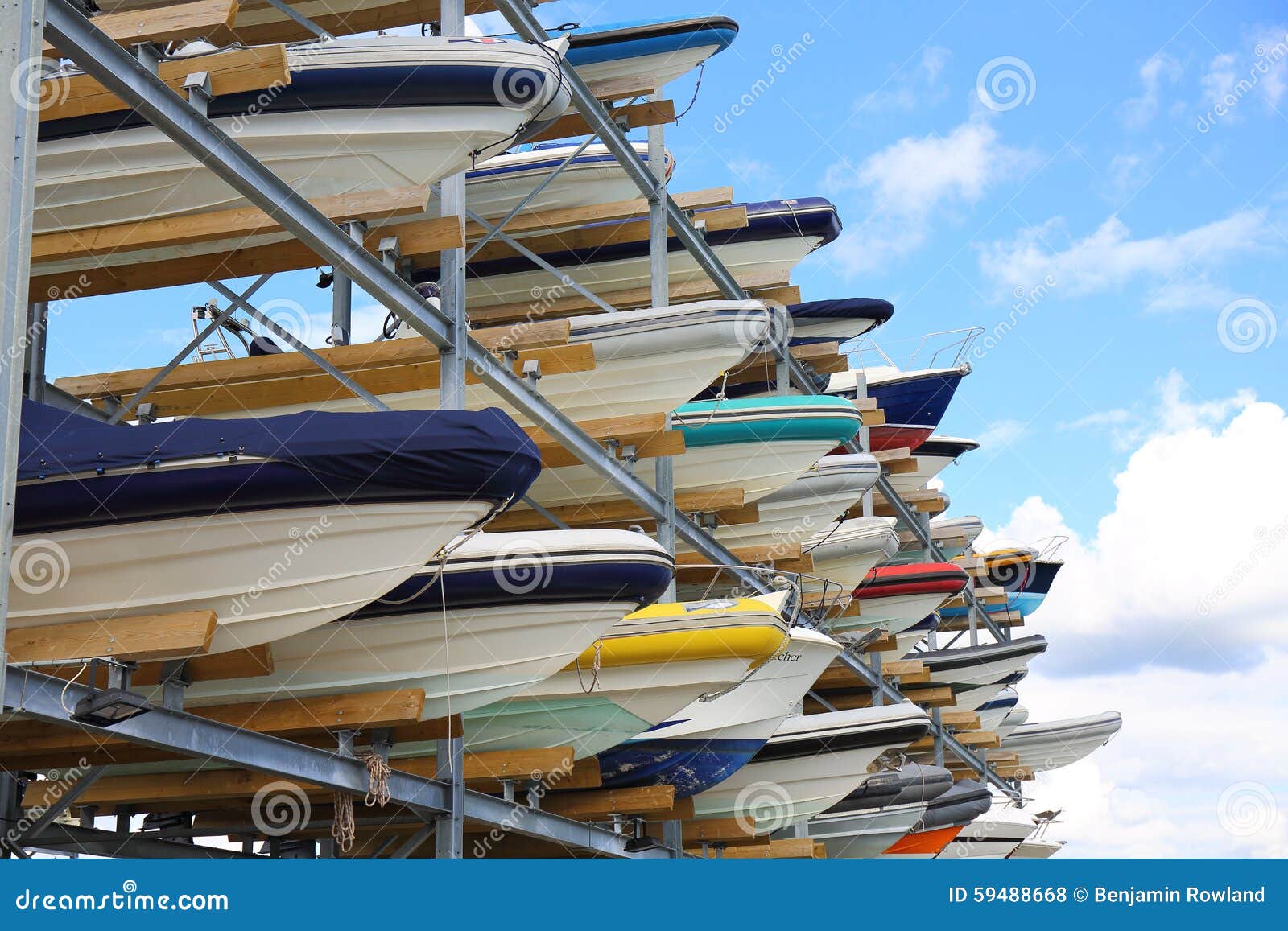 Boat Storage stock photo. Image of power, motor, multi - 59488668