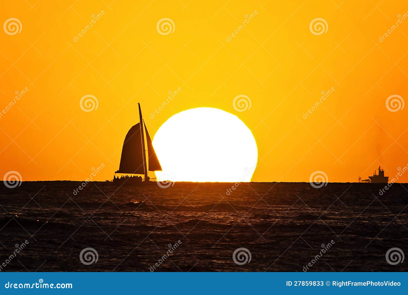 Boat at Sunset stock image. Image of coast, relax, orange - 27859833