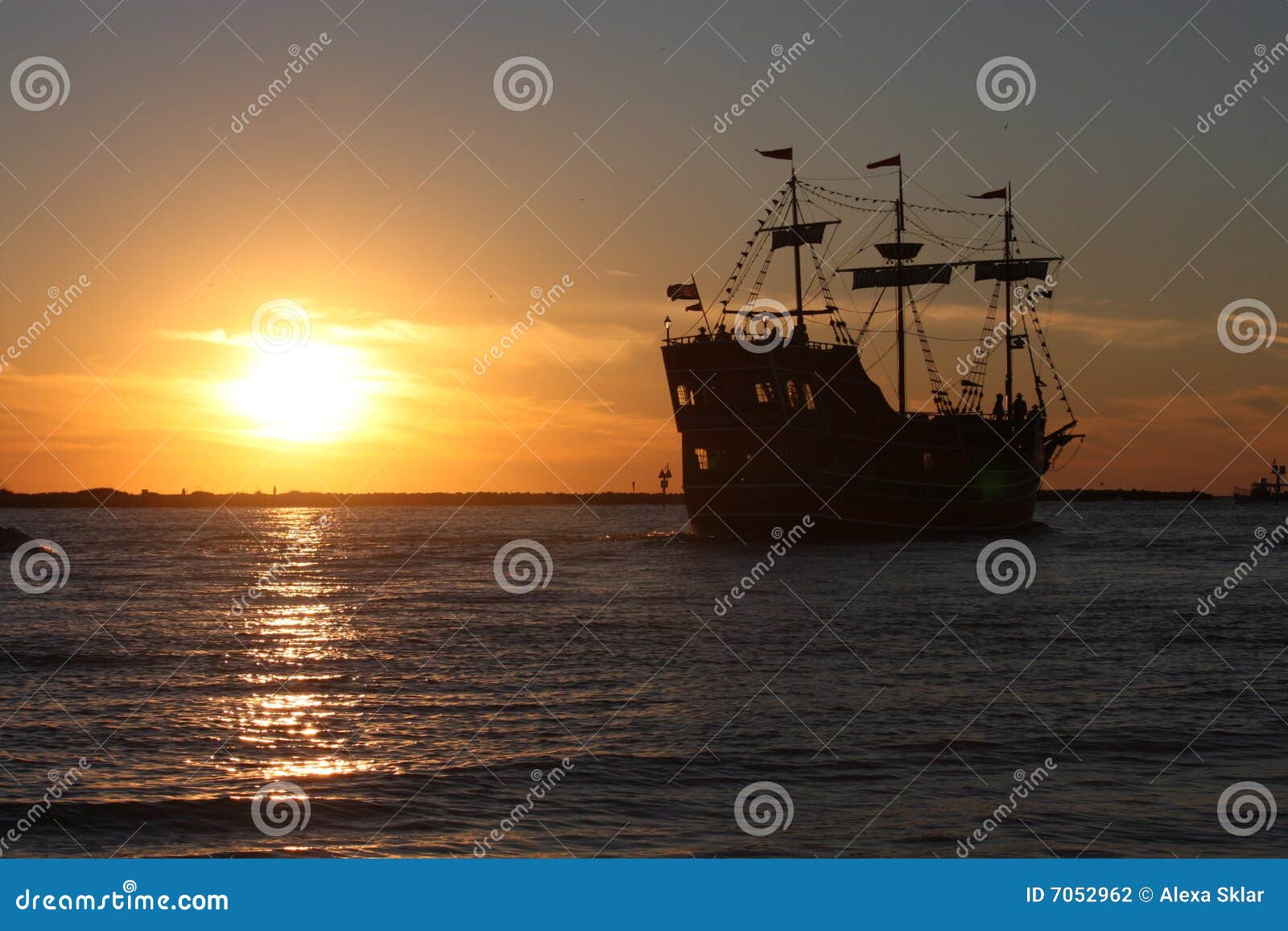 Boat with sunset stock photo. Image of surf, beauty, wave - 7052962