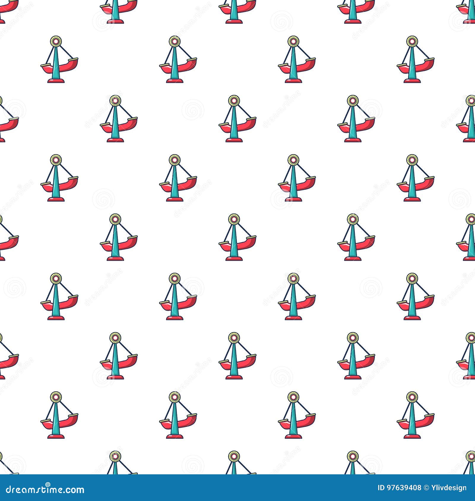 Boat Swing Pattern Seamless Stock Vector - Illustration of graphic ...