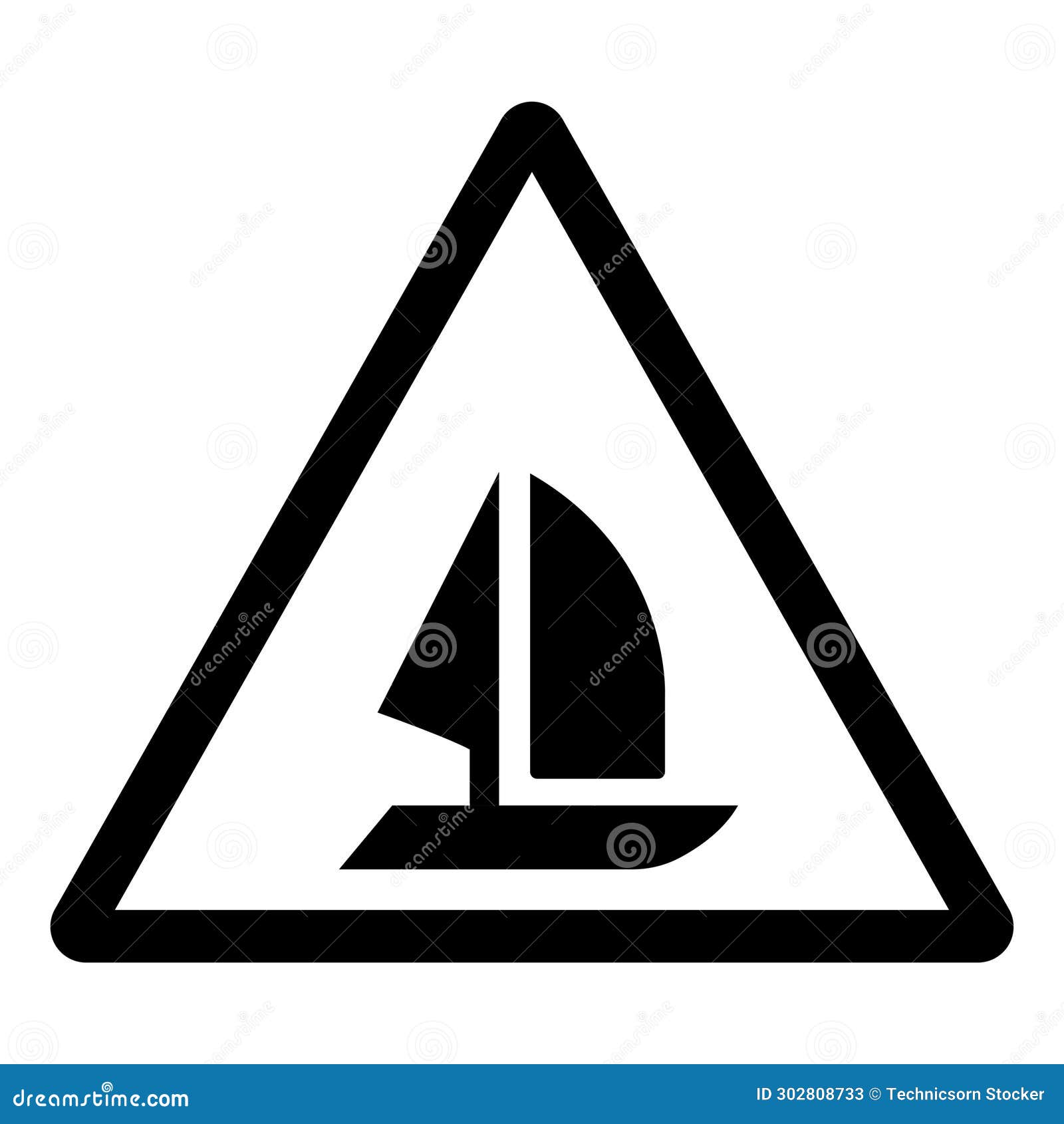 Boat Symbol Sign,Vector Illustration, Isolate on White Background Label ...