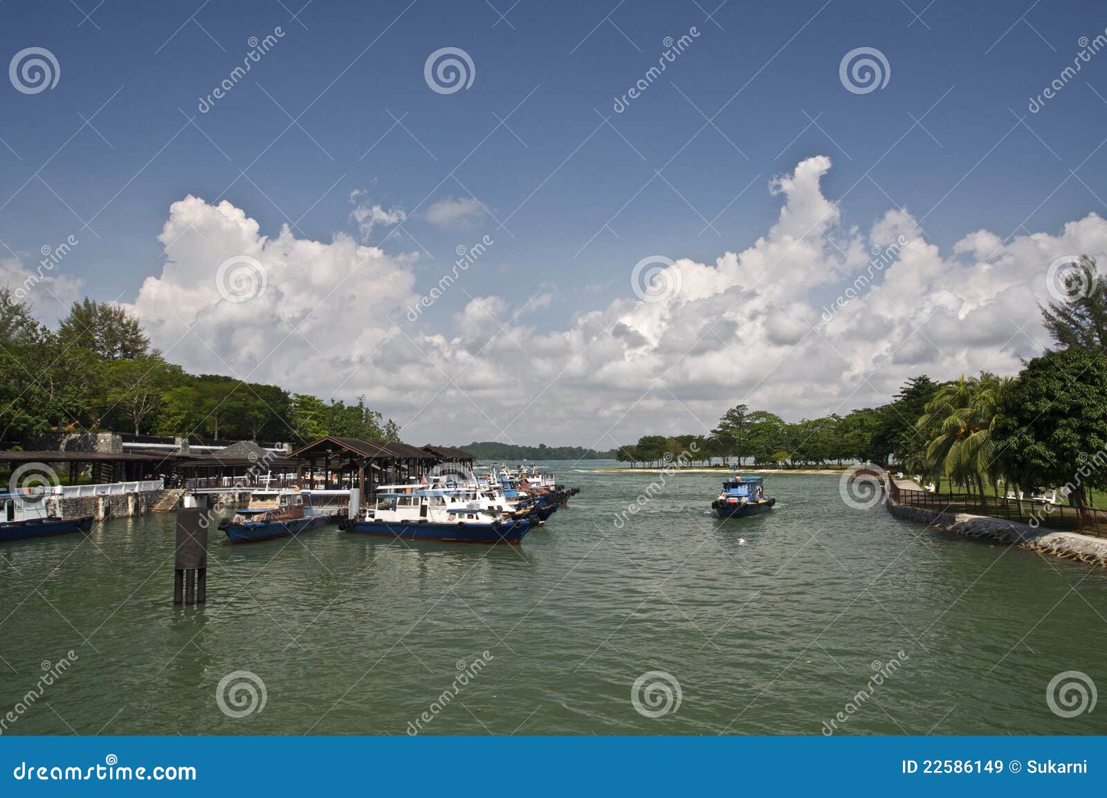 Boat terminal stock image. Image of boat, scene, outdoor - 22586149