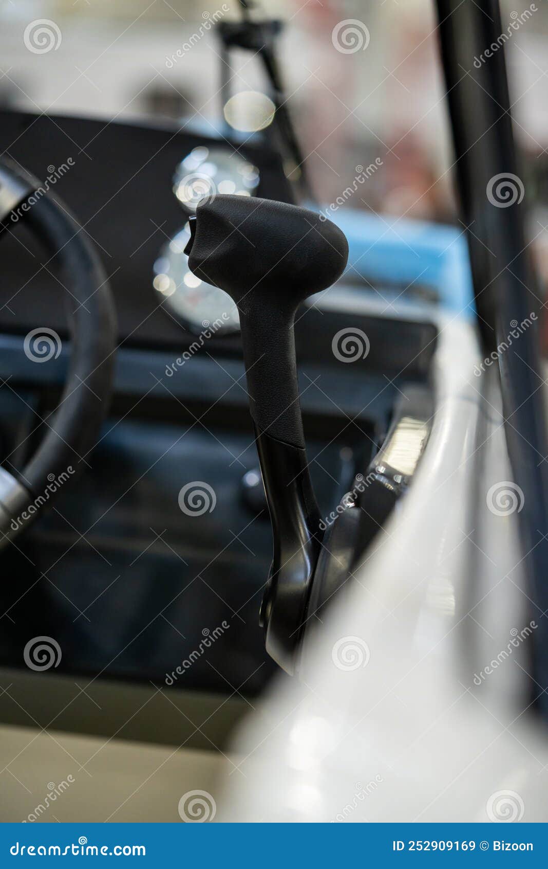 Boat throttle lever stock image. Image of forward, luxury - 252909169