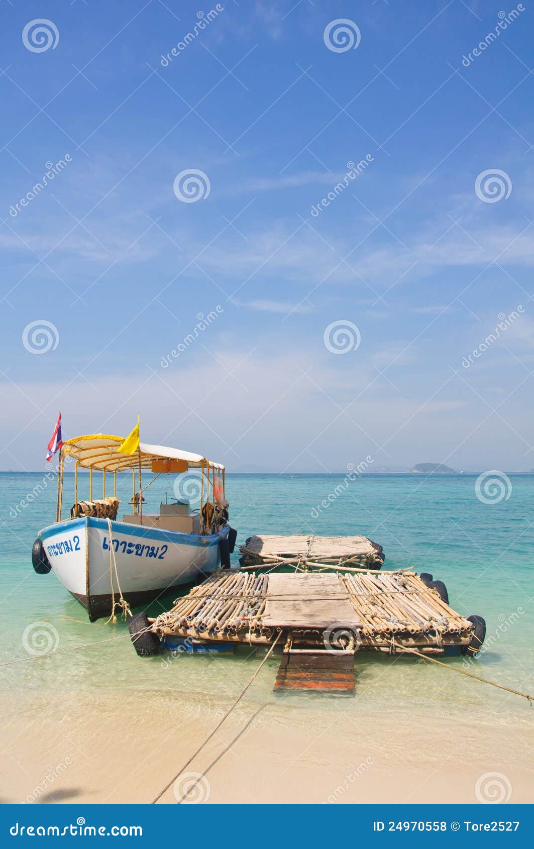Boat to the island stock photo. Image of coast, peace - 24970558