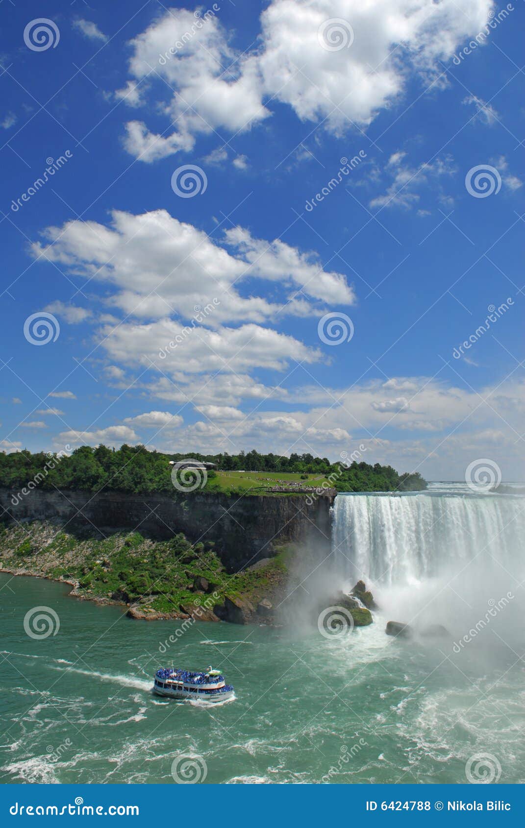 Boat tour at Niagara Falls stock photo. Image of river - 6424788
