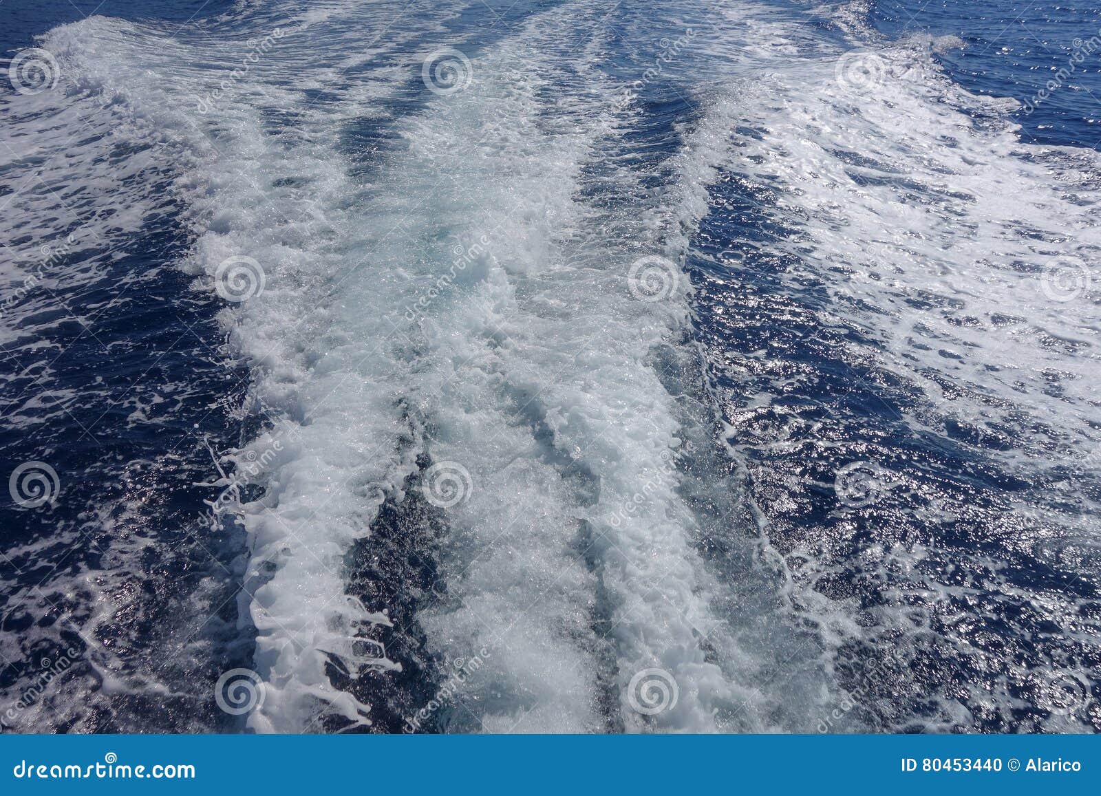 Boat trails in water stock photo. Image of left, trails - 80453440