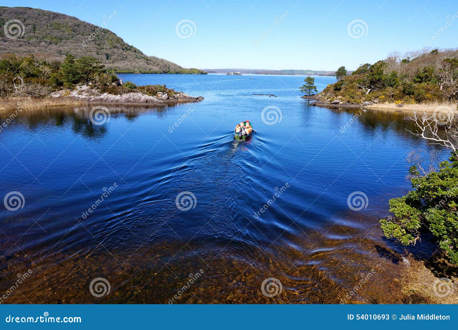 Boat Trip in Killarney Ireland Stock Image - Image of ireland, fishing ...