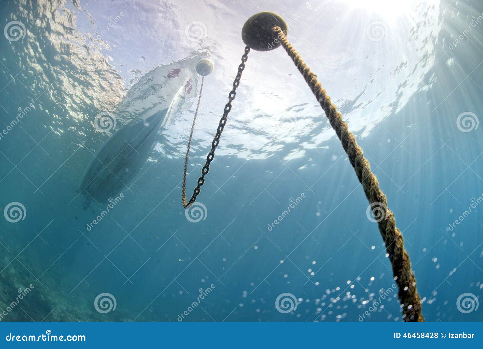 Boat from underwater stock photo. Image of asia, aquatic - 46458428