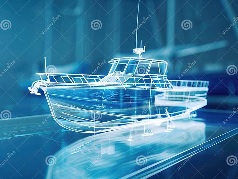 Boat Visualization with Augmented Reality Transparent Boat in Studio ...