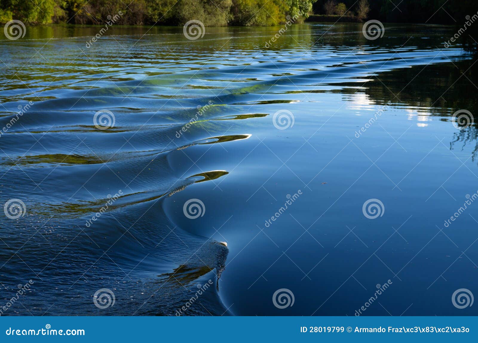Boat wake stock image. Image of pattern, curve, calm - 28019799