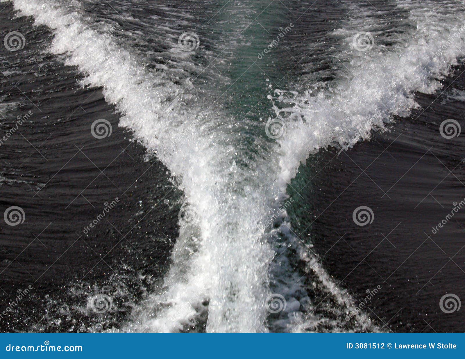 Boat Wake stock photo. Image of motor, unique, lake, wave - 3081512