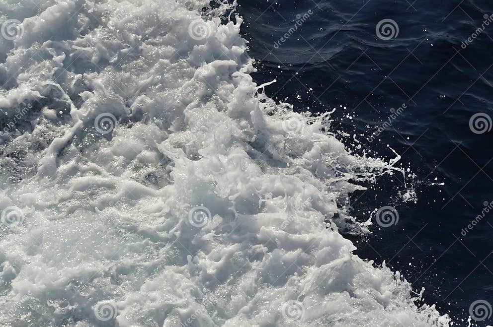 Boat waves stock image. Image of agitated, ripple, harbour - 10290193