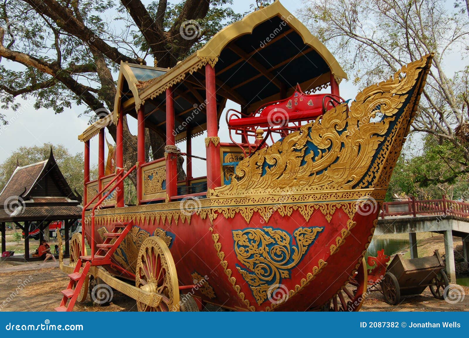 A Boat on Wheels stock photo. Image of transport, ships - 2087382