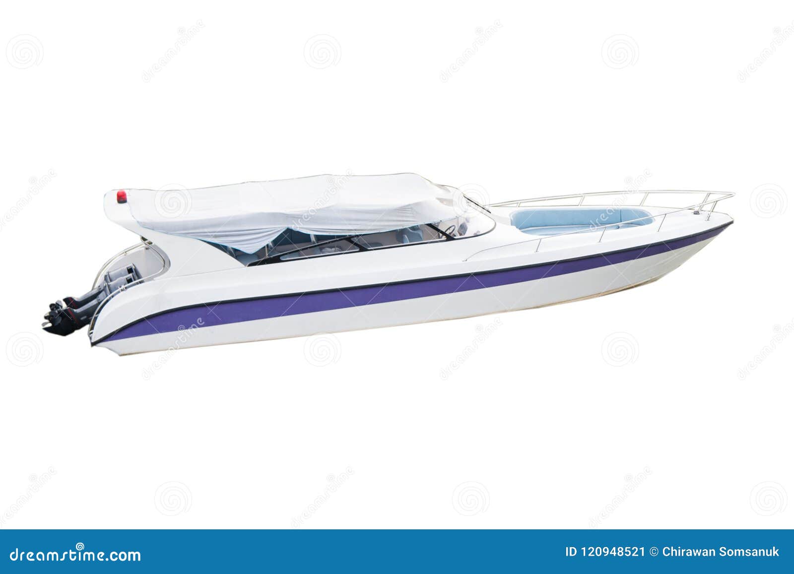 Boat on white background. stock image. Image of luxury - 120948521