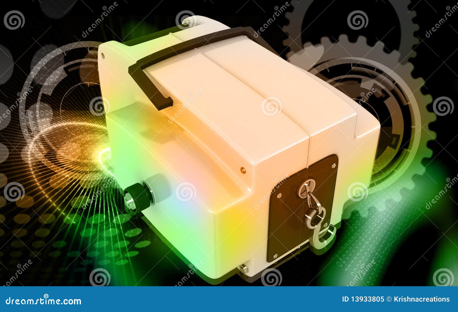 Winch Cartoon Vector | CartoonDealer.com #52395791