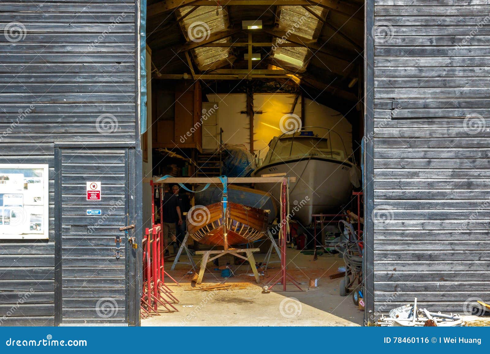 Boat Workshop at Southwold Harbour Editorial Photo - Image of harbour ...