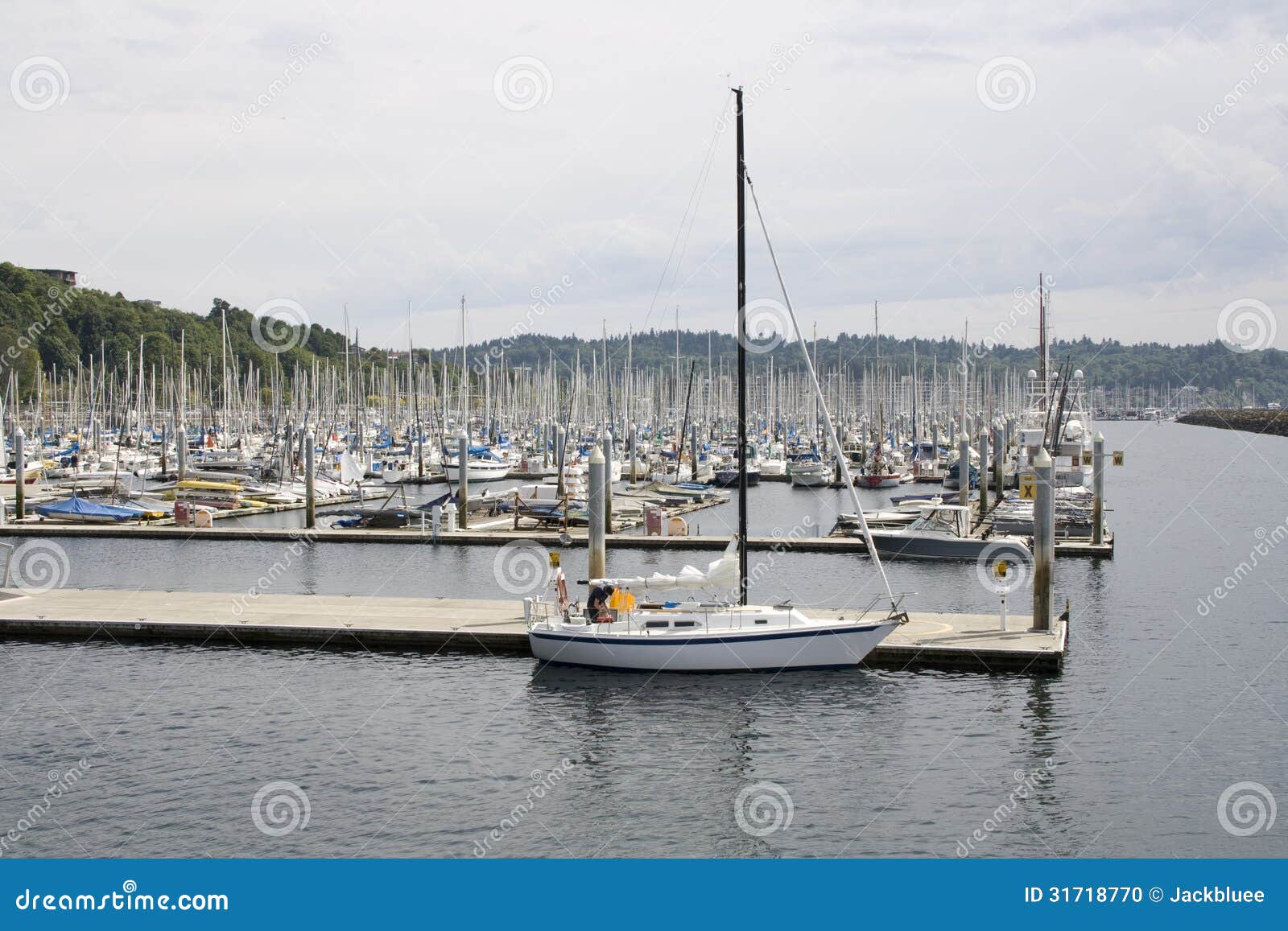 Boat Yard stock photo. Image of docking, sound, boat - 31718770