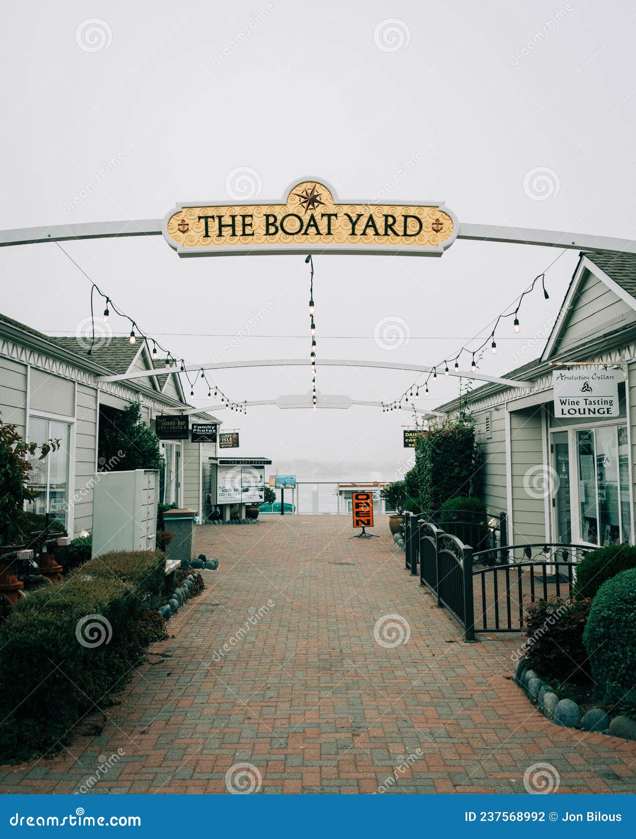 The Boat Yard Sign in Morro Bay, California Editorial Photography ...