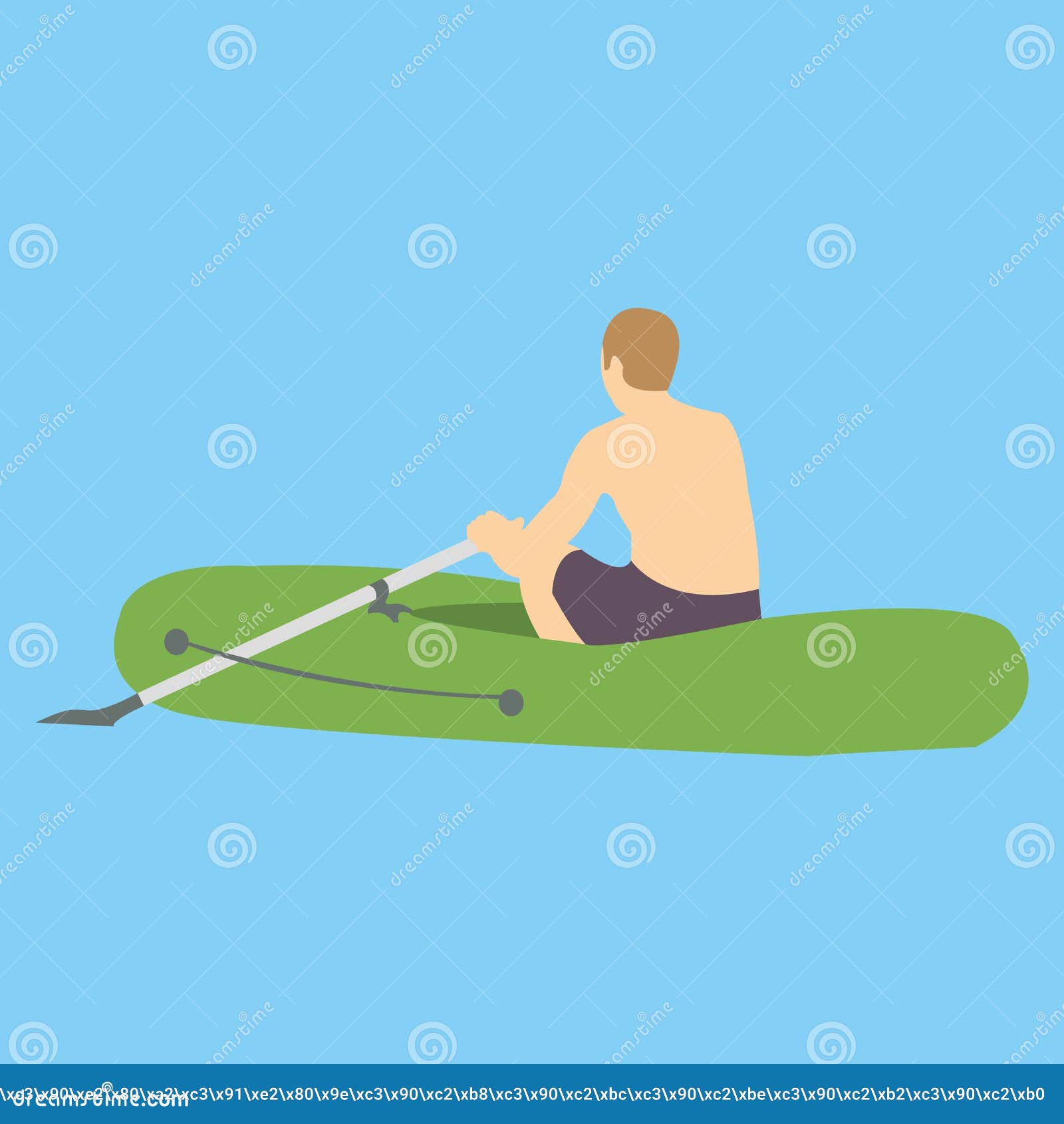Boatman Rowing Stock Illustrations – 40 Boatman Rowing Stock ...